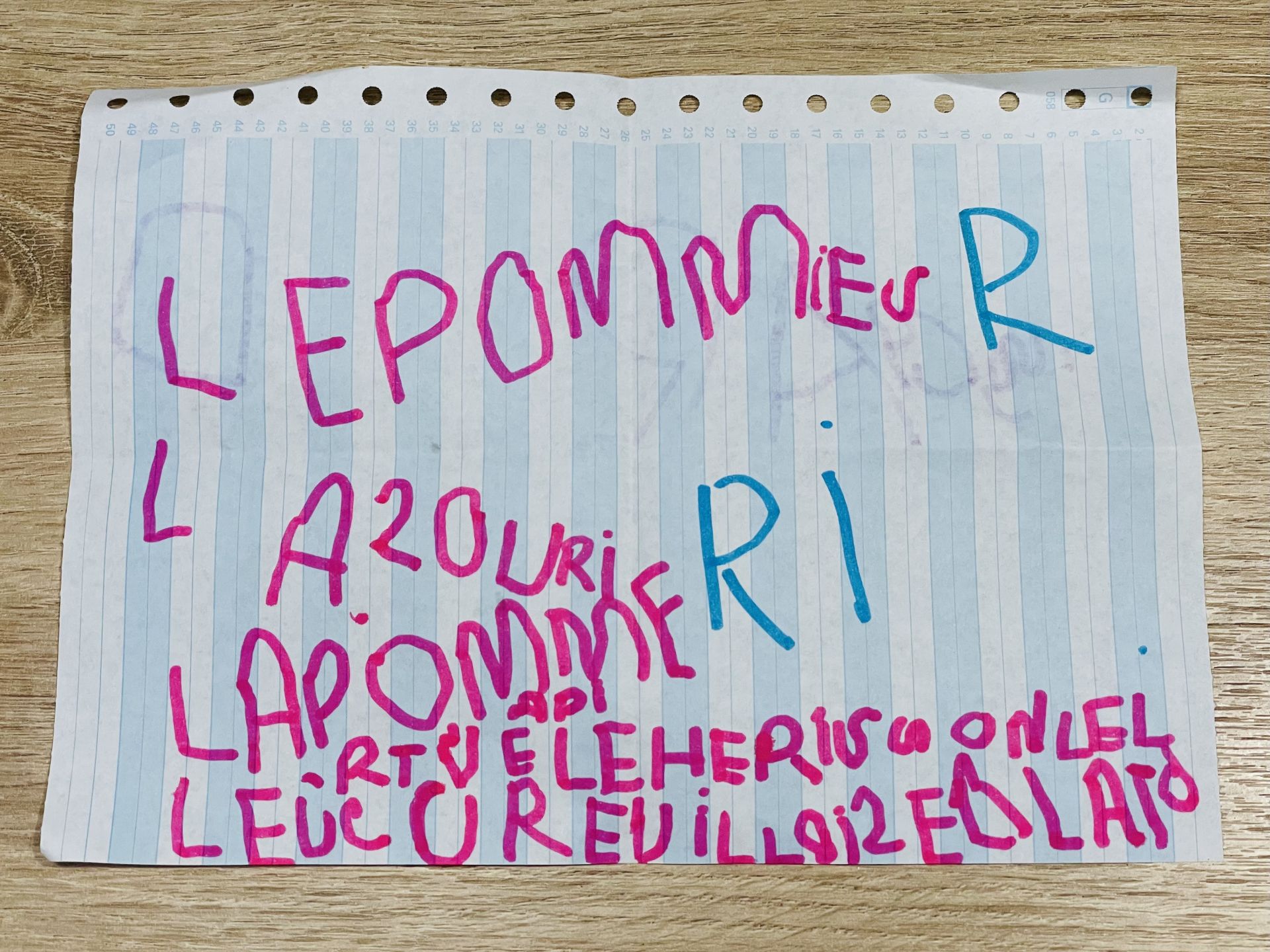 Mathis et ses dessins